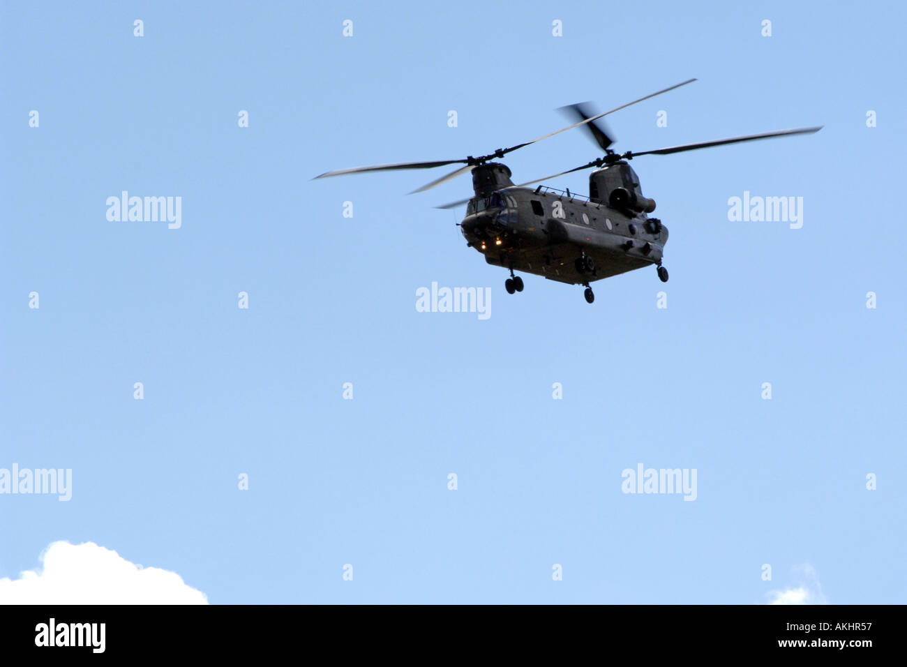 Chinook twin bladed heavy lift helicopter Stock Photo - Alamy