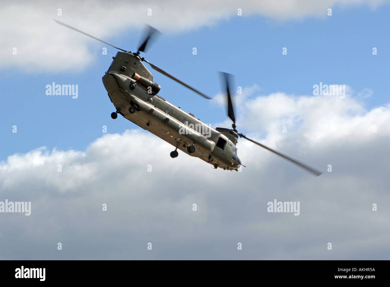 Chinook twin bladed heavy lift helicopter Stock Photo - Alamy