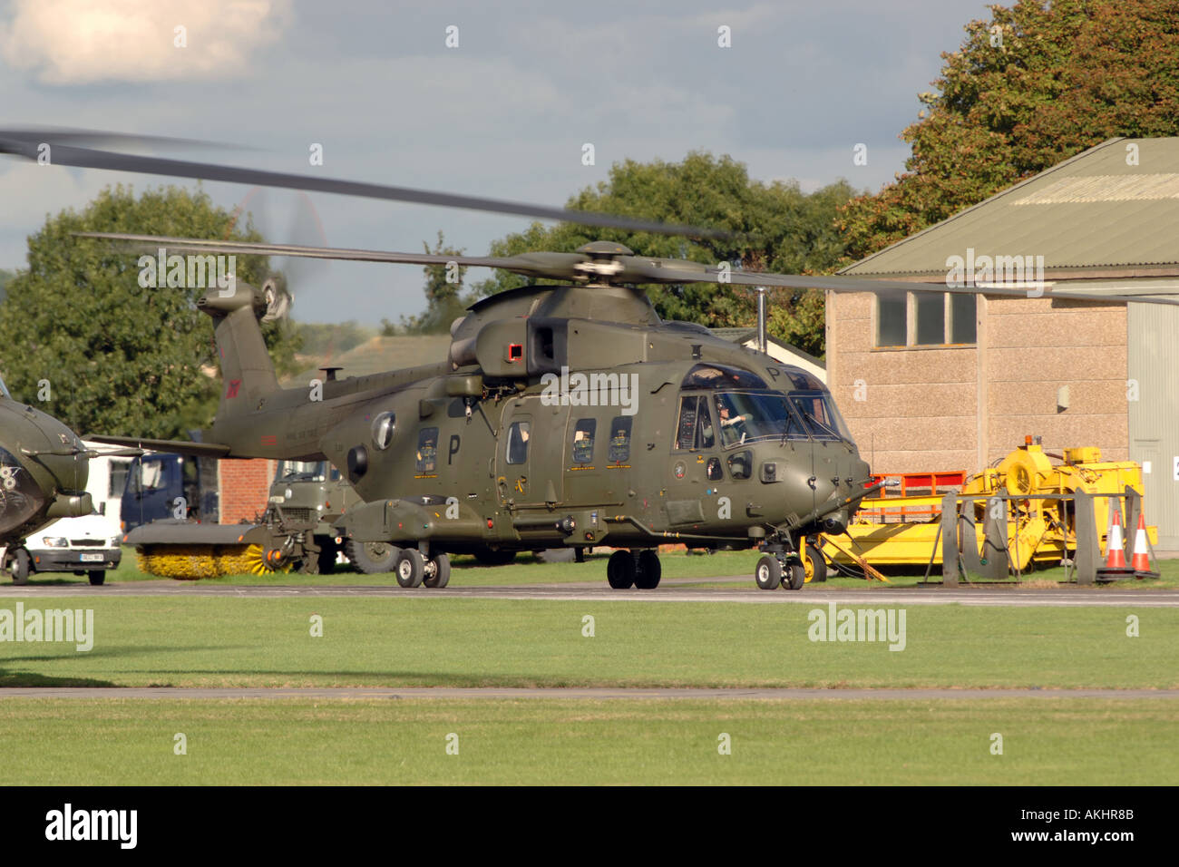 The RAF s latest Helicopter the Westland Merlin Stock Photo - Alamy