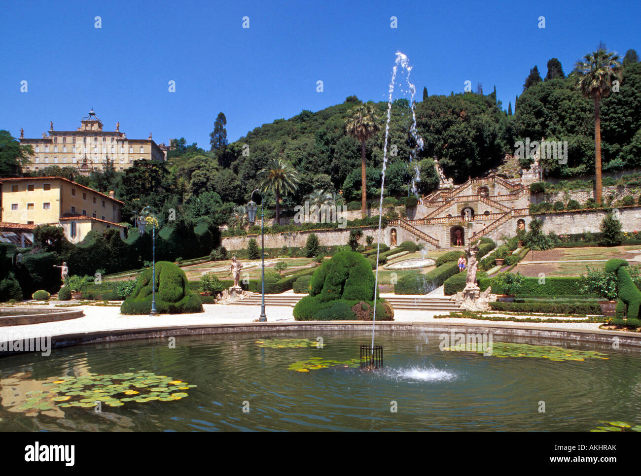 Garden, Villa Garzoni, Collodi, Tuscany, Italy Stock Photo - Alamy