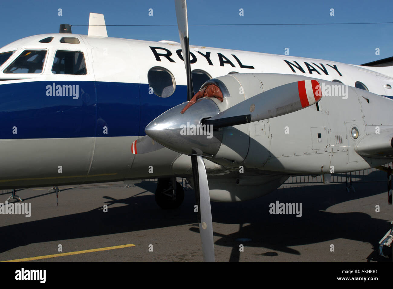 A Royal Navy BAE Dominie twin engined Senior Officer transport Stock ...