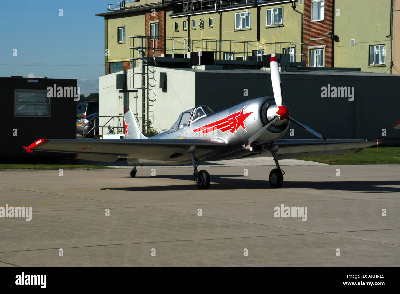 1950s Russian YAK Initial flight training plane Stock Photo - Alamy