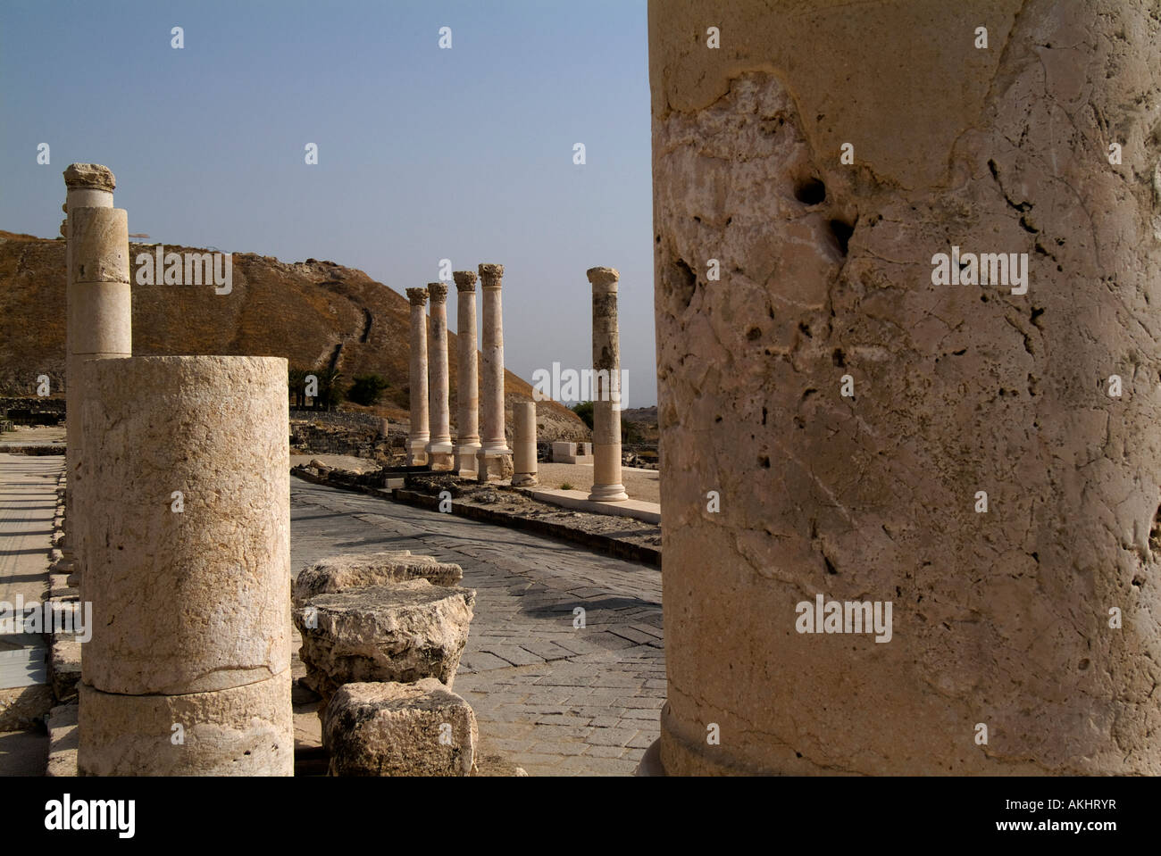 Crusader fortress beth shara hi-res stock photography and images - Alamy