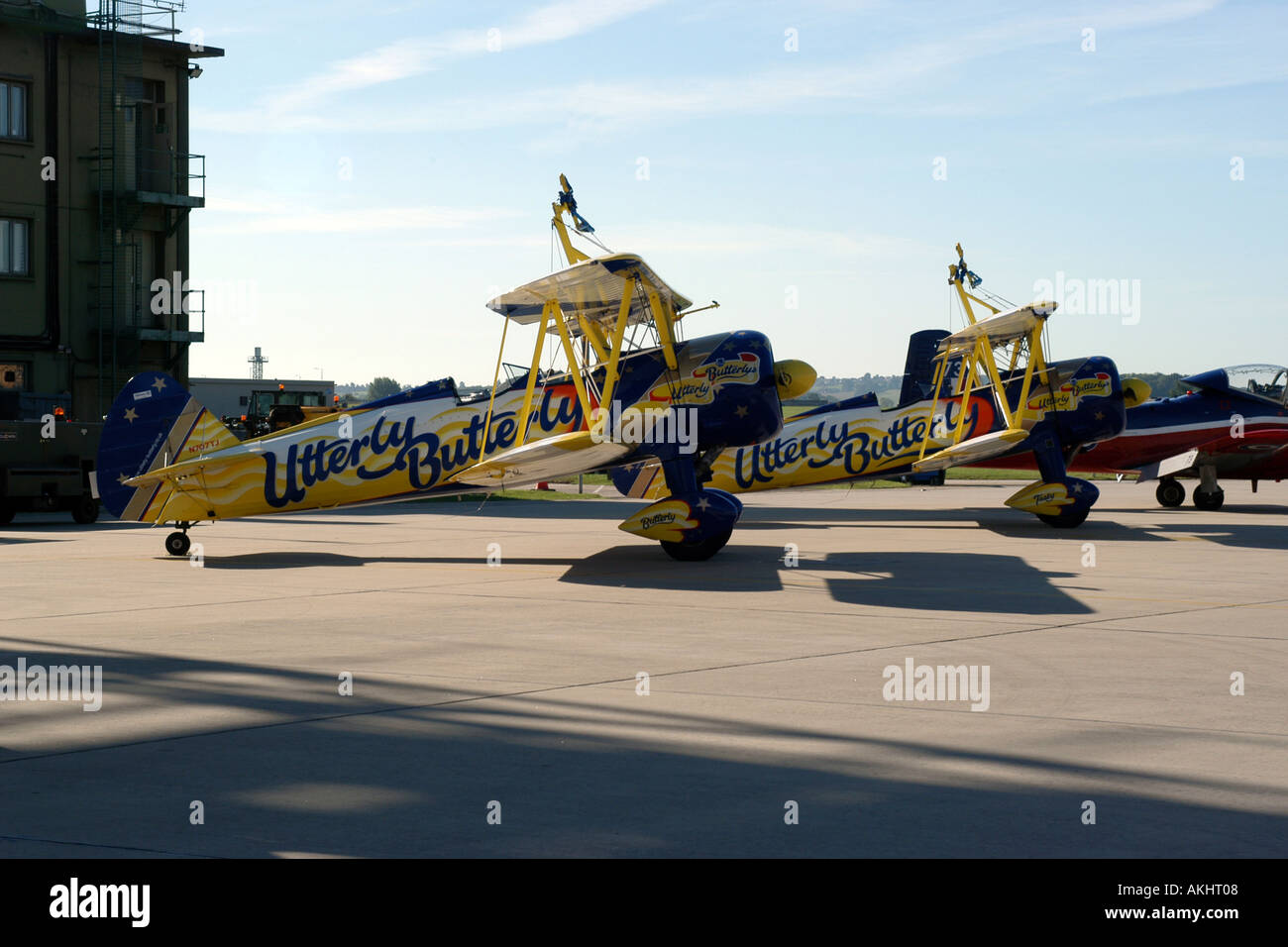 1940s Bi Planes now used for wing walking by the Utterly Butterly stunt ...