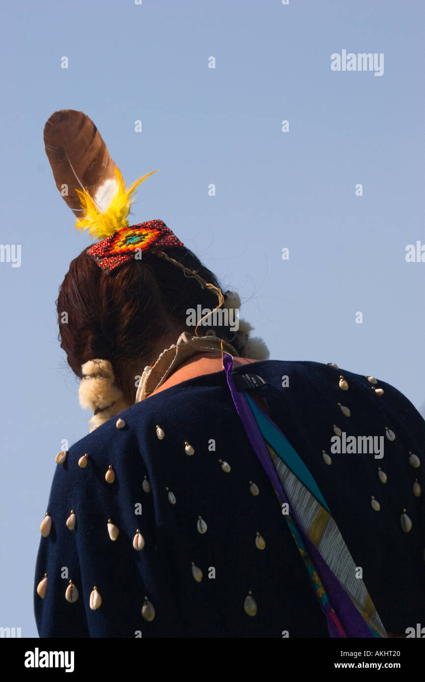 Native american woman with braided hair hi-res stock photography and ...