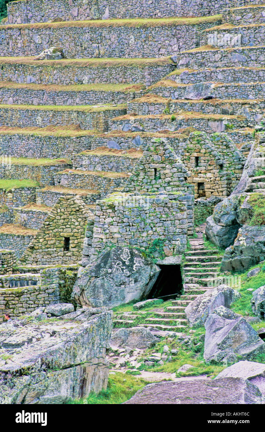 The citadel of Machu Picchu Peru Stock Photo - Alamy