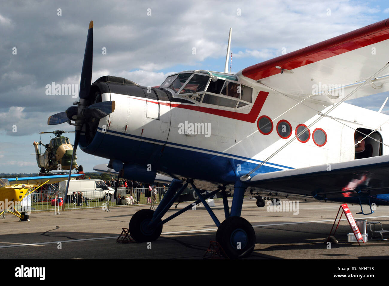 Russian Ilyushin bi-plane Stock Photo - Alamy