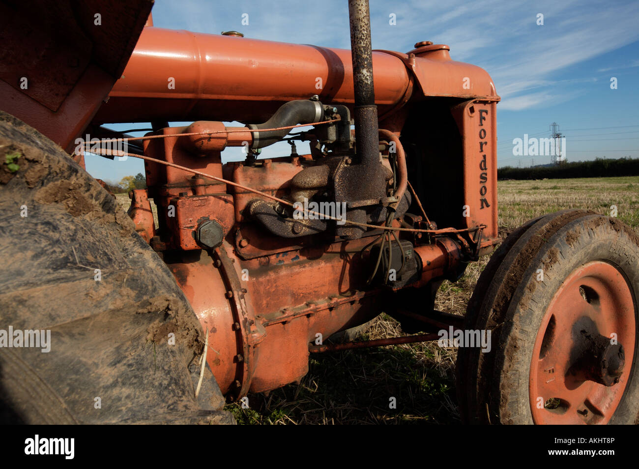 Vintage fordson tractor ploughing hi-res stock photography and images ...