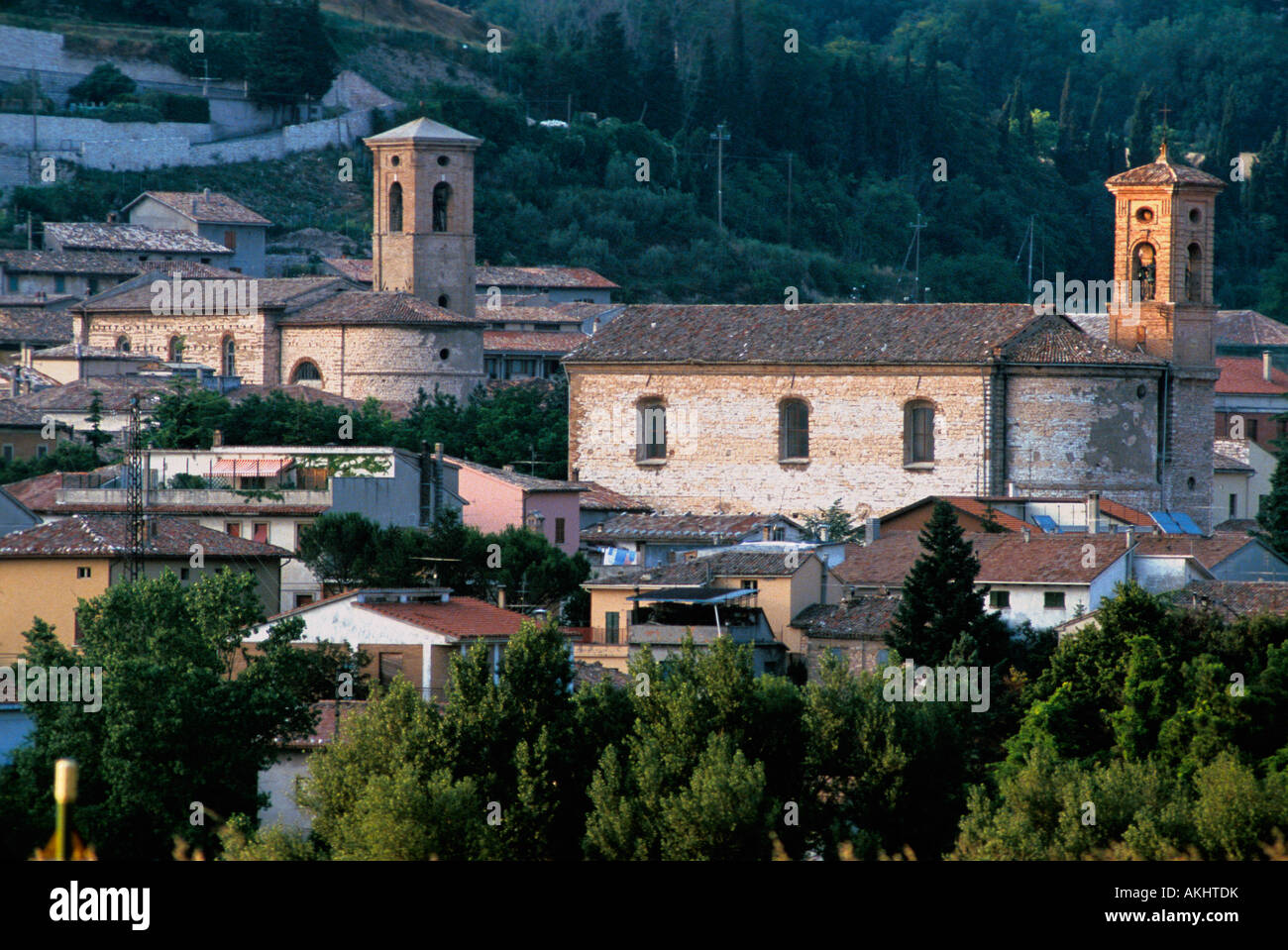 Cityscape, Fossombrone, Marche, Italy Stock Photo - Alamy