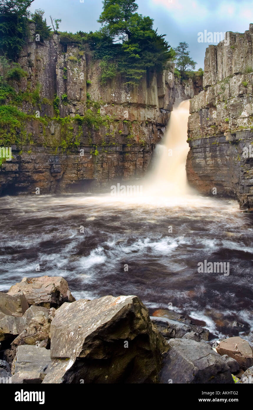 High force waterfall on the river tees hi-res stock photography and ...