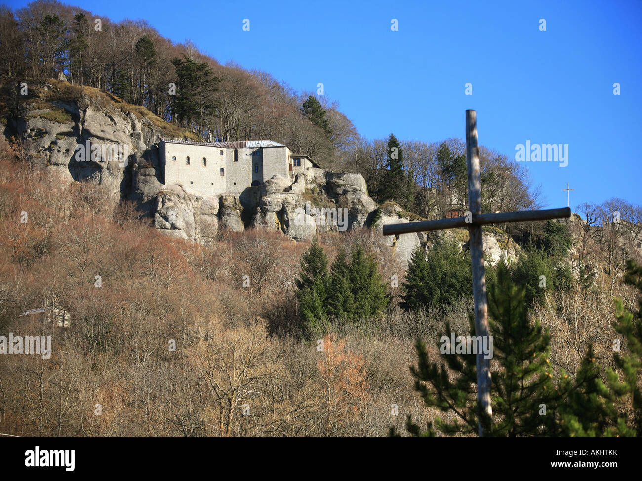 Monastery, La Verna, Tuscany, Italy Stock Photo - Alamy