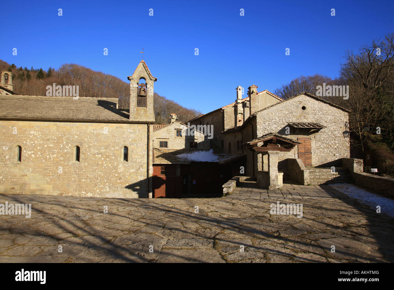 Monastery La Verna Tuscany Italy Stock Photos & Monastery La Verna ...