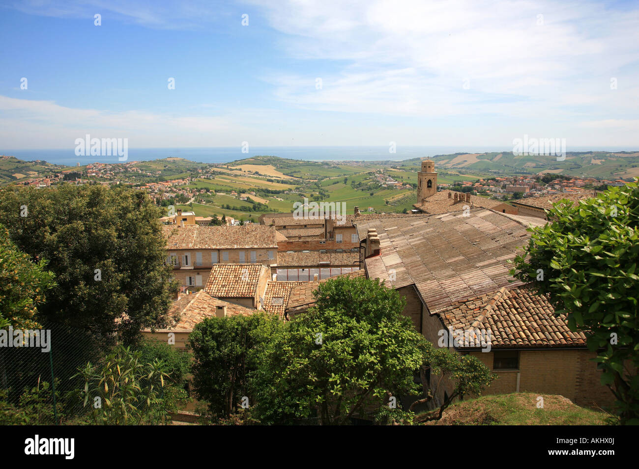 Landscape, Fermo, Marche, Italy Stock Photo - Alamy