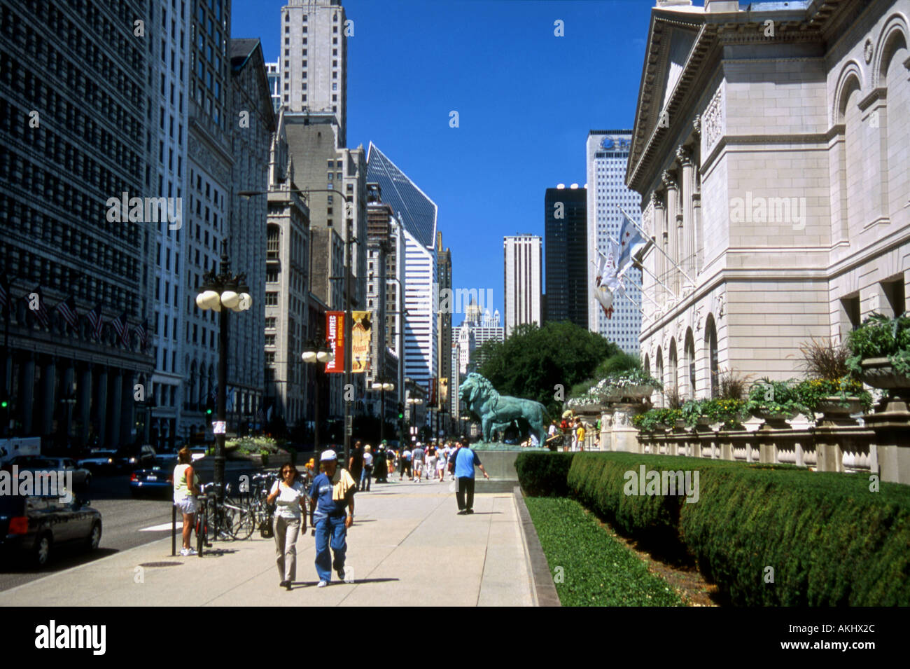 Chicago s Michigan Avenue Stock Photo - Alamy