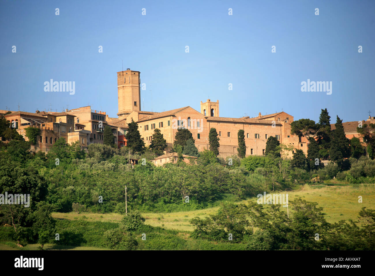 Cityscape, Recanati, Marche, Italy Stock Photo - Alamy