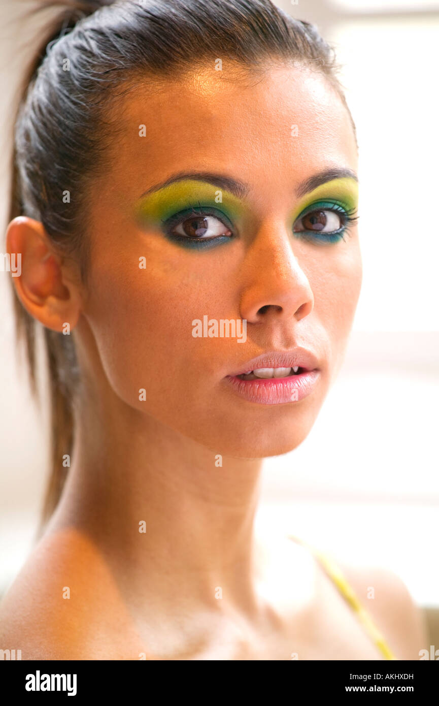 Model made up hi-res stock photography and images - Alamy