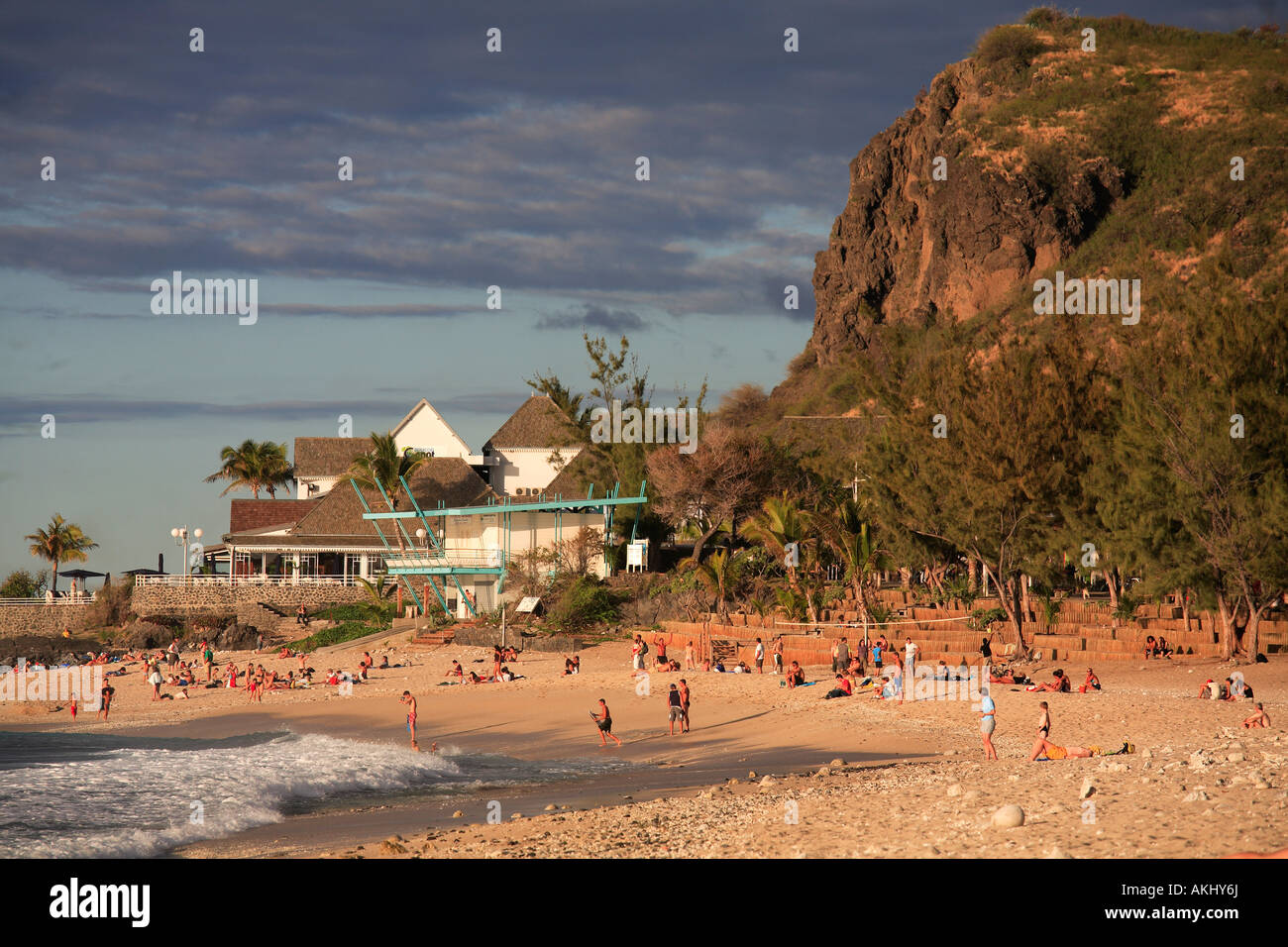 Reunion Island Indian Ocean France Boucan Canot beach Stock Photo - Alamy