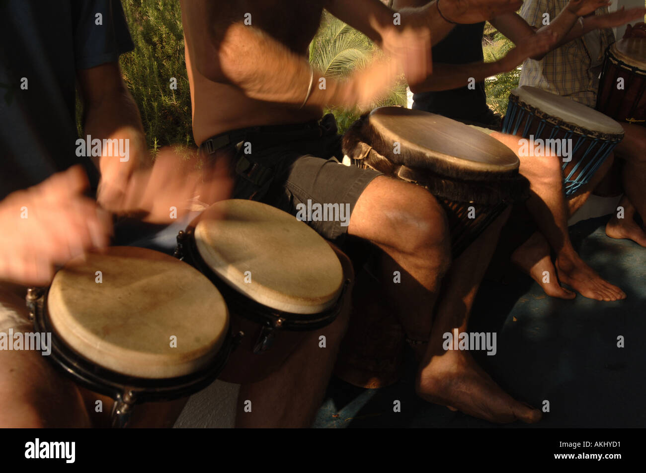 Making music legs hi-res stock photography and images - Alamy