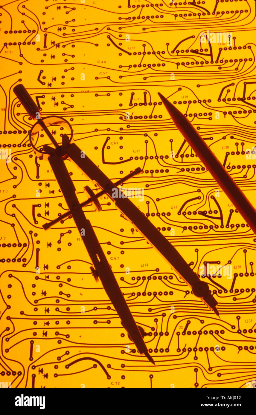 Compass math tool hi-res stock photography and images - Alamy