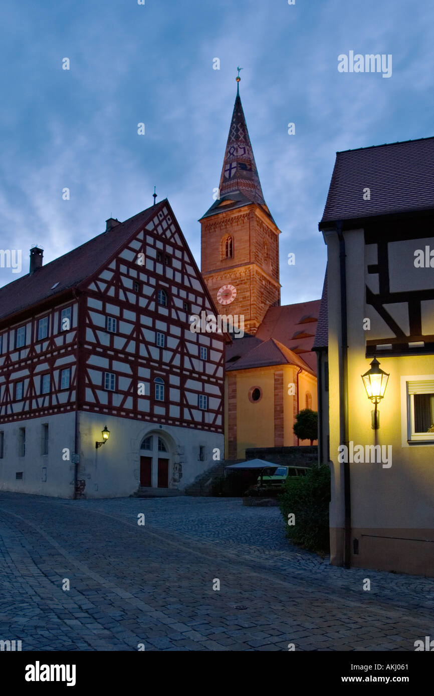 Wolframs Eschenbach Franconia Germany Stock Photo - Alamy