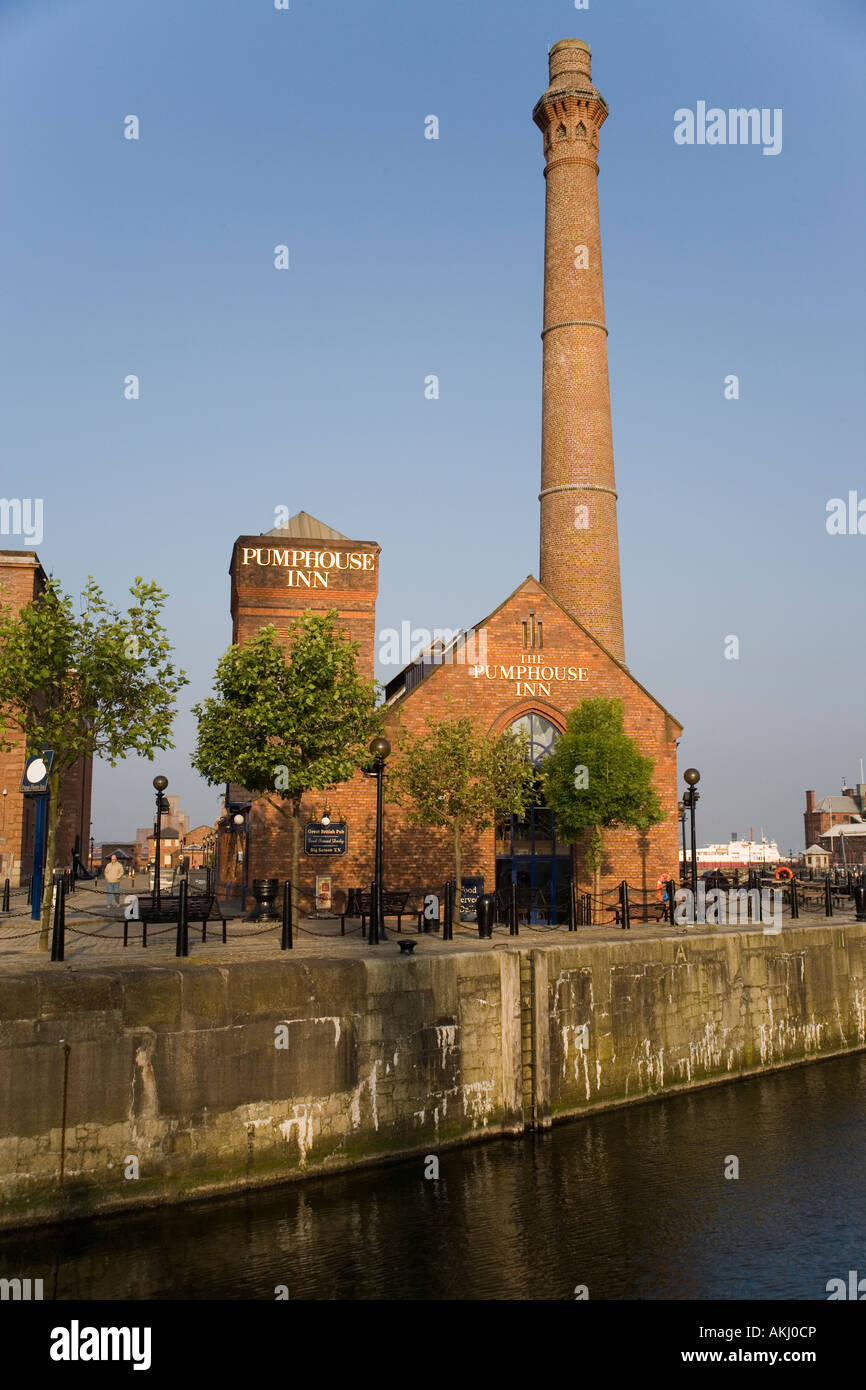 The Pump House Inn from the Hartley Quay with Canning Dock in front ...