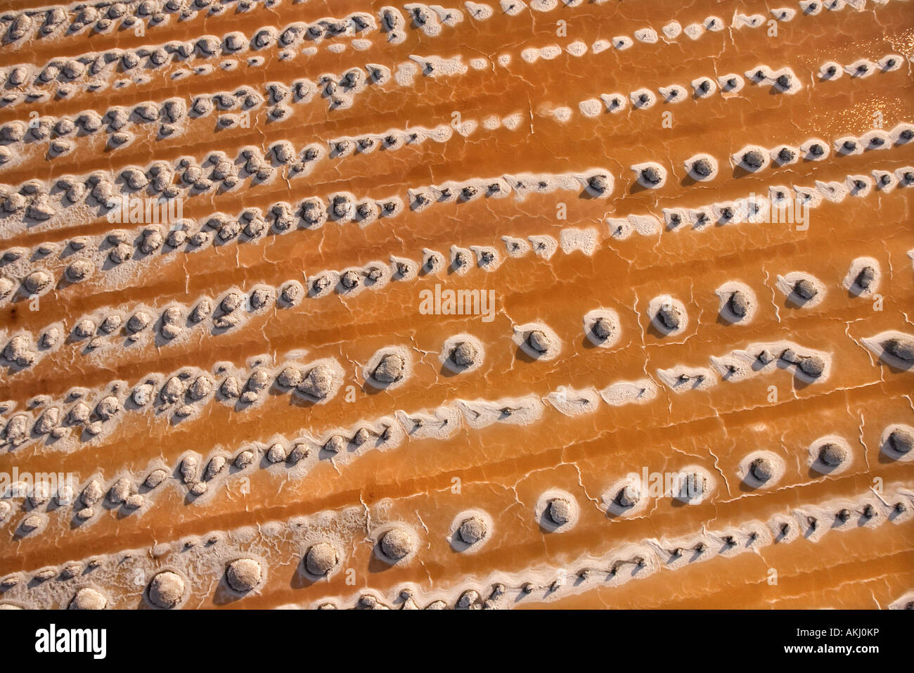 Aerial of alkali flat in Owens Valley California USA Stock Photo - Alamy