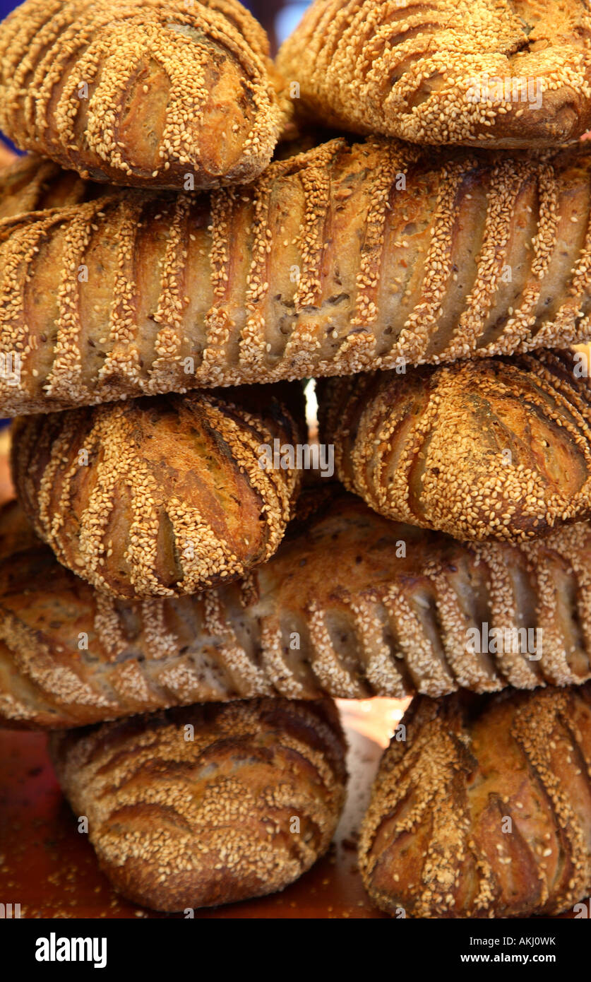 Reunion Island Indian Ocean France St Paul market bread Stock Photo - Alamy