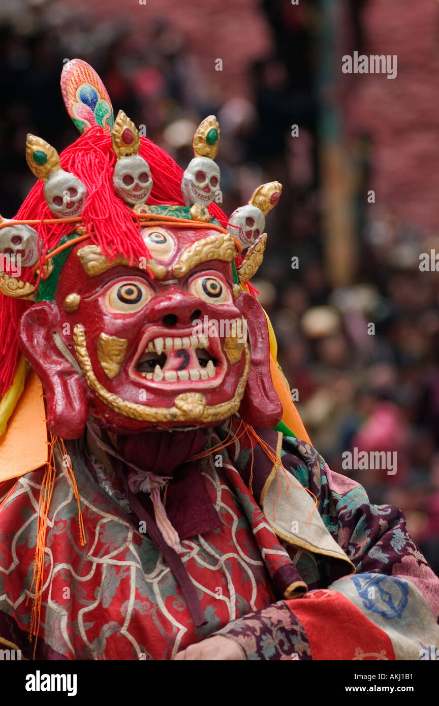 Protector deity tames demons negativity at the Monlam Chenpo Katok ...