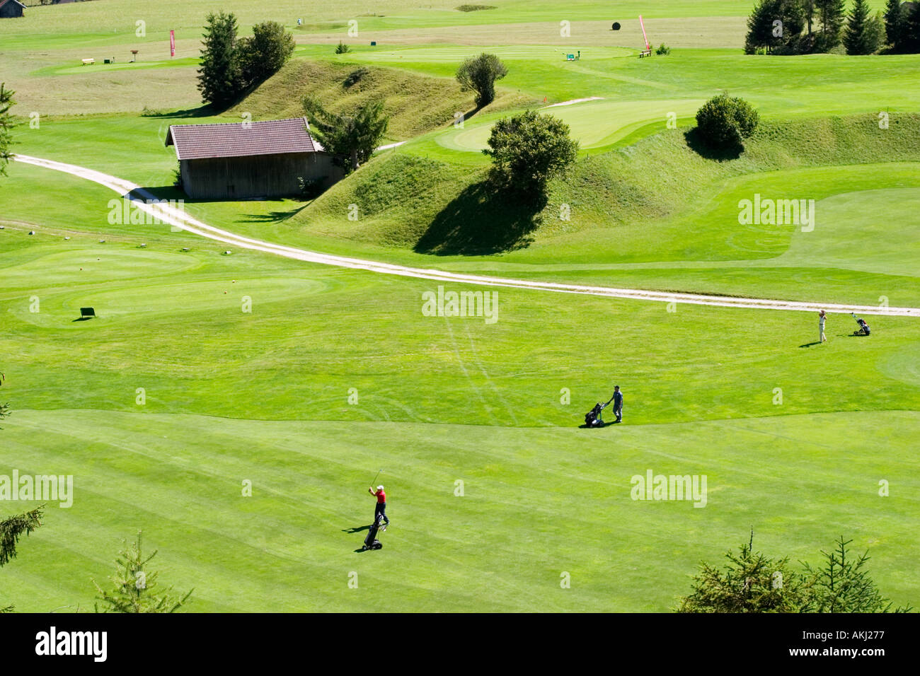 Golf course wallgau hi-res stock photography and images - Alamy