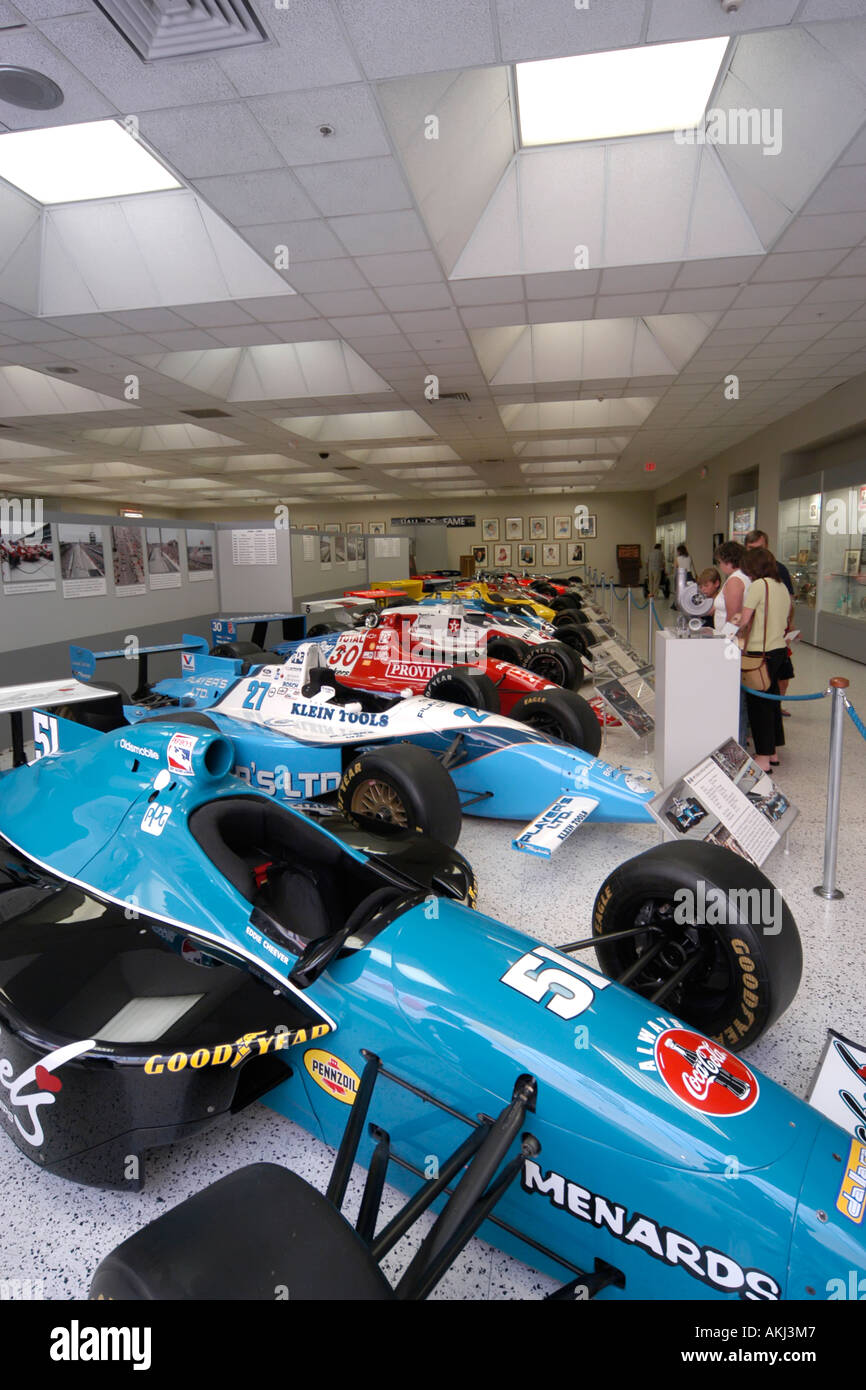 Inside the Indianapolis Motor Speedway Hall of Fame Museum with its ...