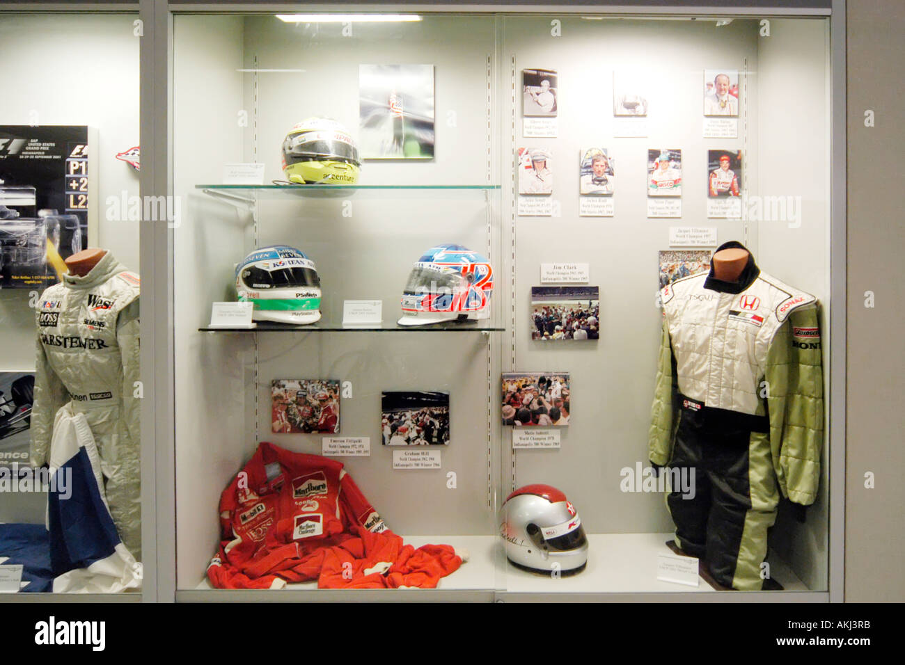 Inside the Indianapolis Motor Speedway Hall of Fame Museum with it's ...