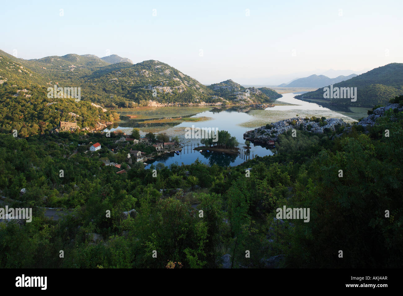 Montenegro, Central region, the lake Skadar (Skadarsko Jezero), Karuch Stock Photo - Alamy