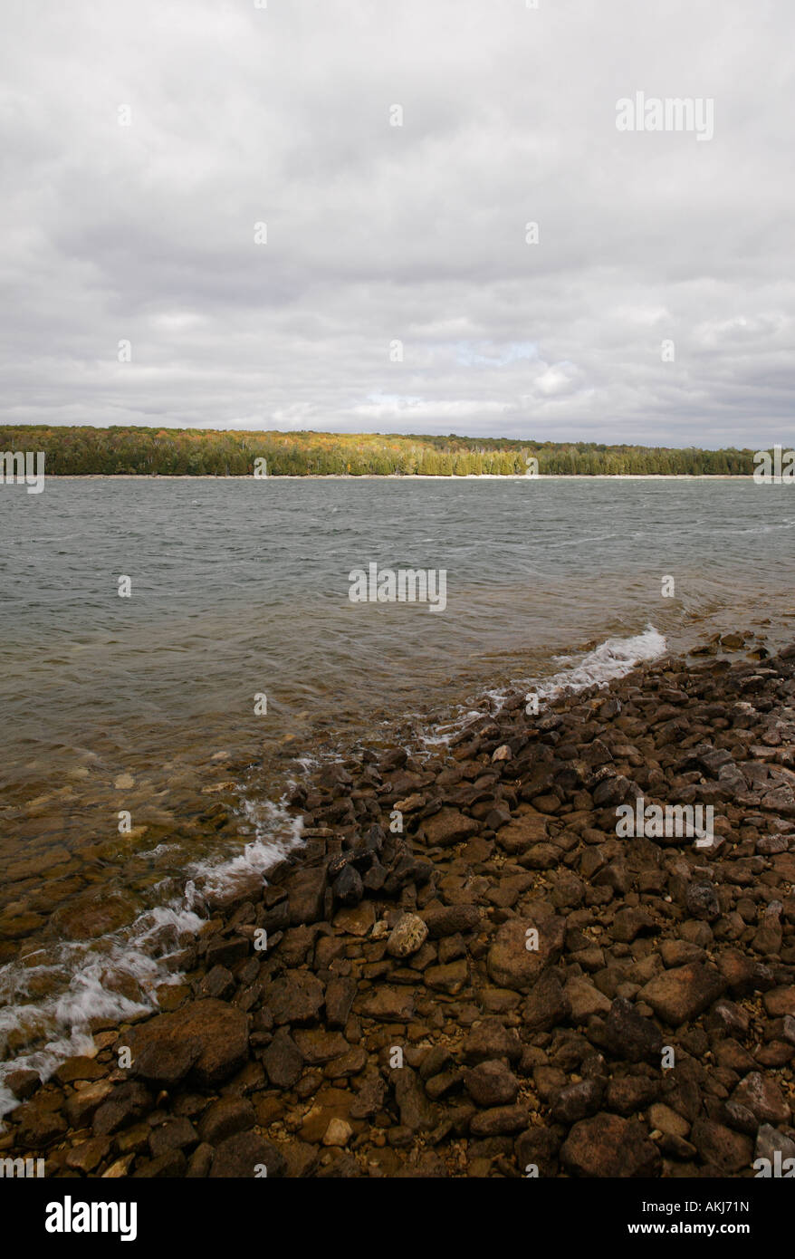 Shorline on Lake Michigan, Haunted Forest Preserve, Michigan s Upper ...