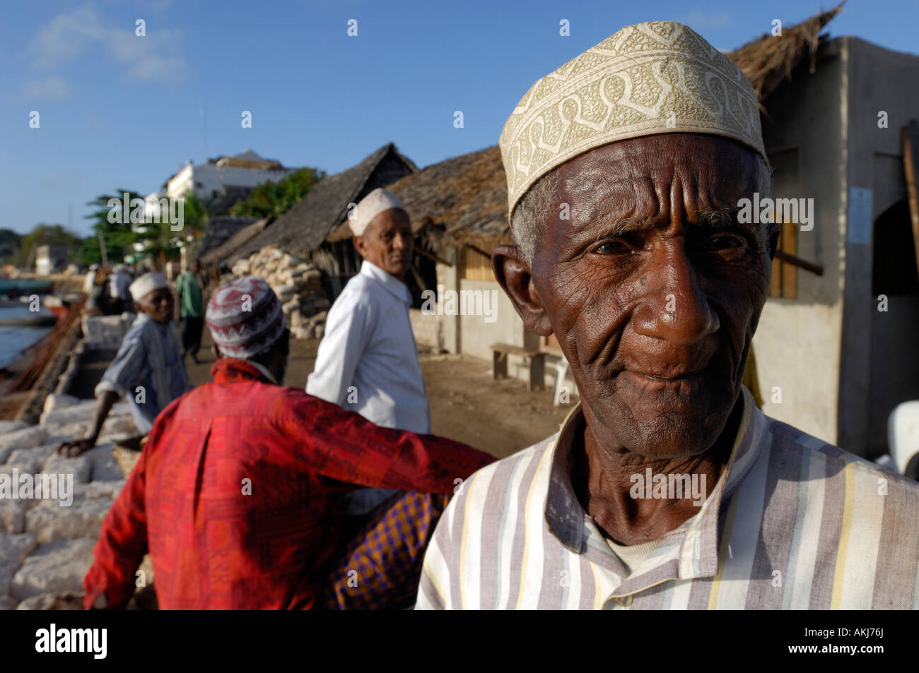 Kenya, Lamu island, Lamu city classified as World Heritage by UNESCO ...