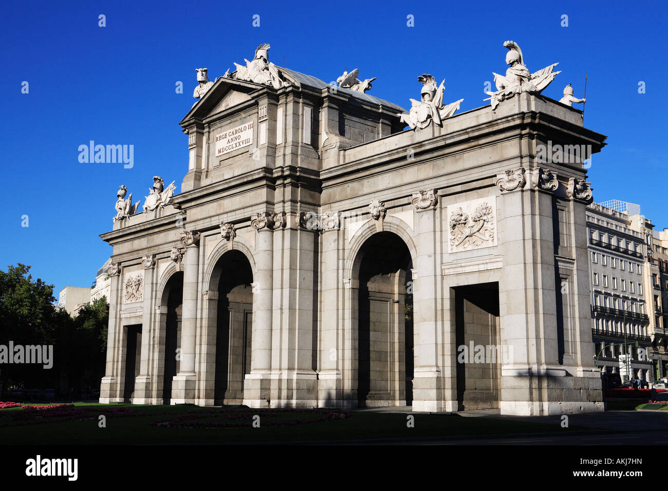 Spain, Madrid, the Alcala gate Stock Photo - Alamy