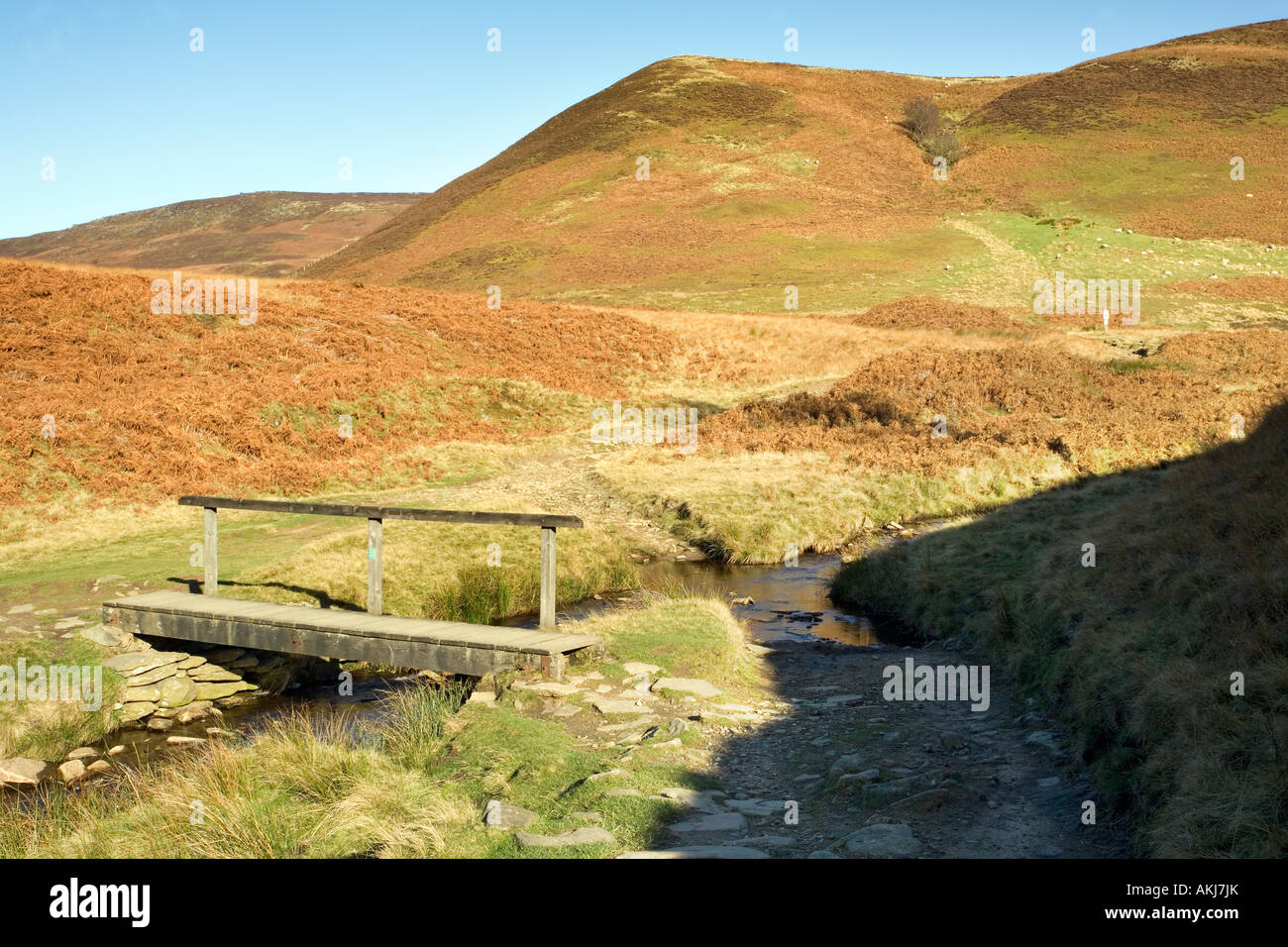 Howden Moor, view towards Little Moor, Derbyshire, England Stock Photo ...