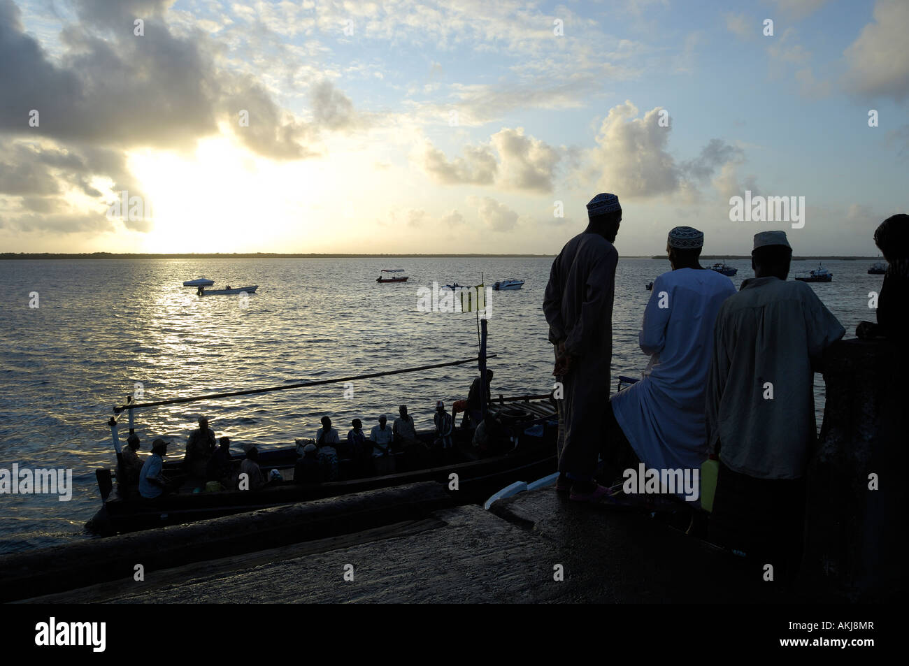 Kenya, Lamu island, Lamu city classified as World Heritage by UNESCO ...