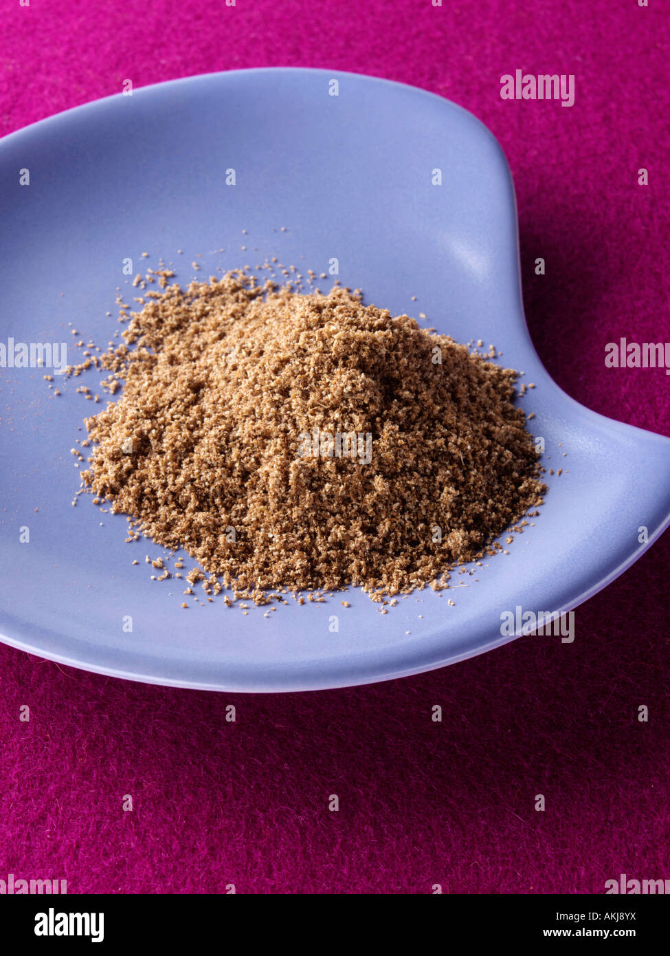 A dish of ground coriander spice Indian seasoning ingredients editorial ...