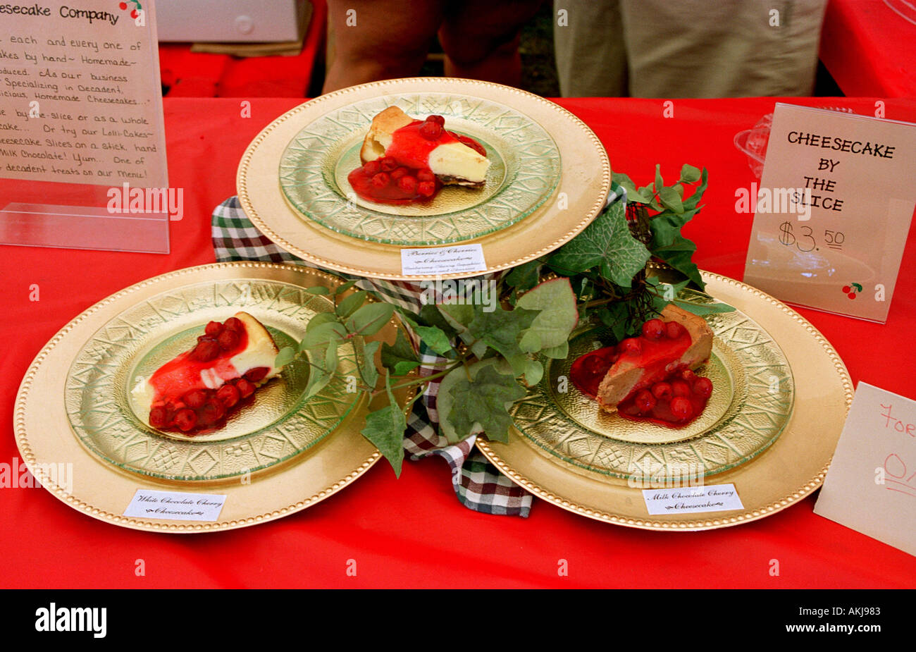 Cherry products on display at the Traverse City National Cherry ...