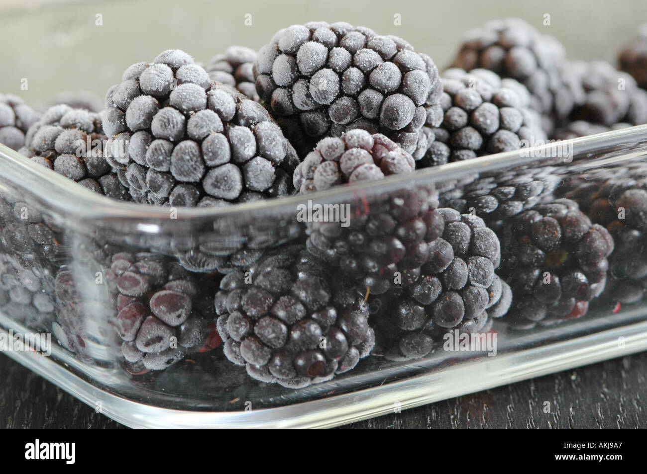 Heap blackberries in glass hi-res stock photography and images - Alamy