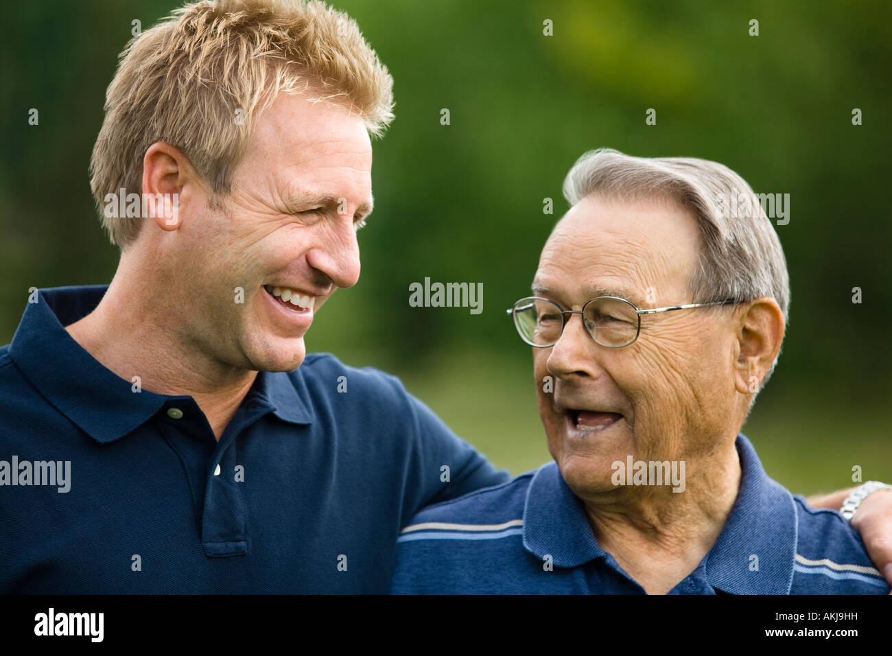 Father and Son Stock Photo - Alamy