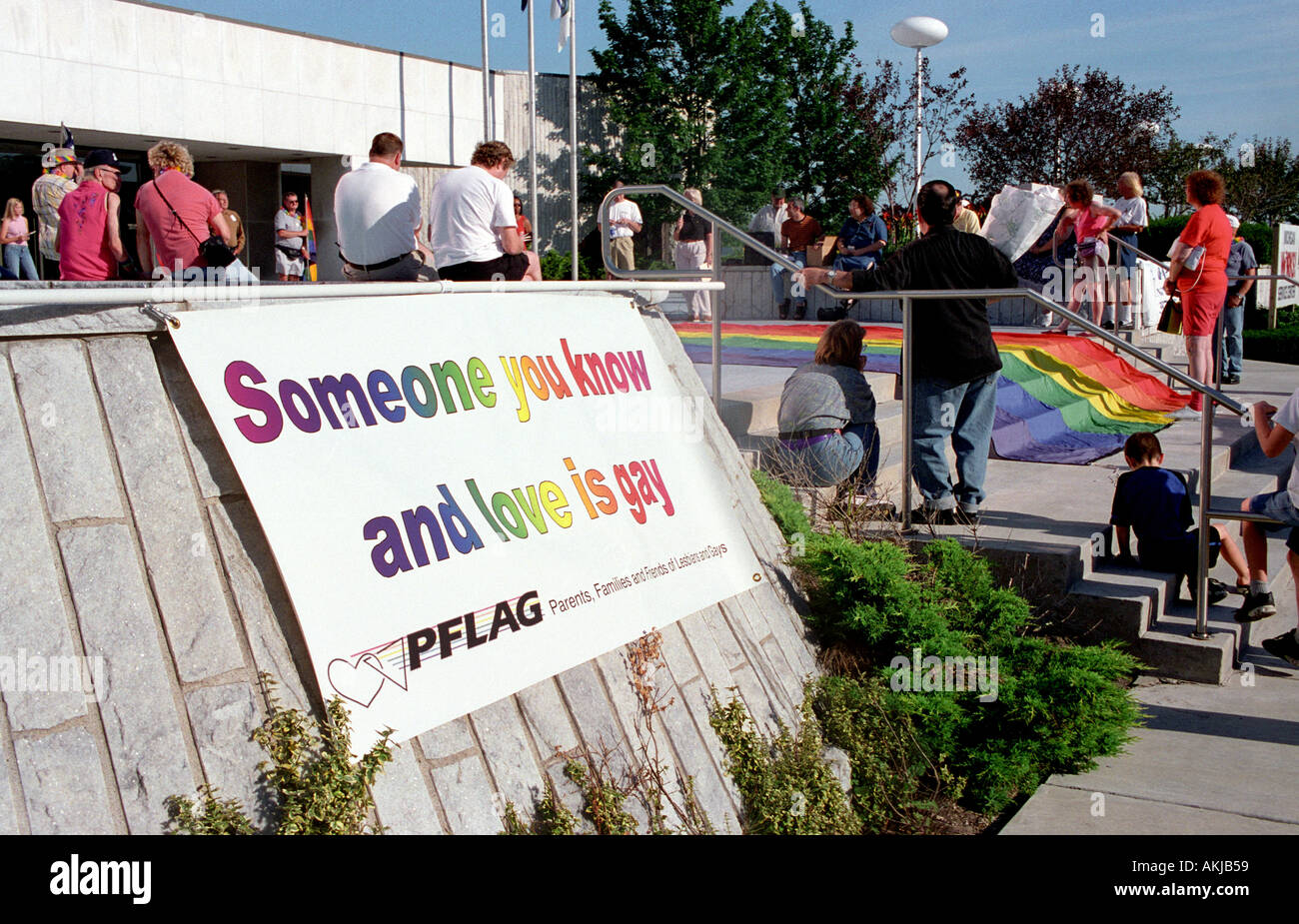 Gay pride steps hi-res stock photography and images - Alamy
