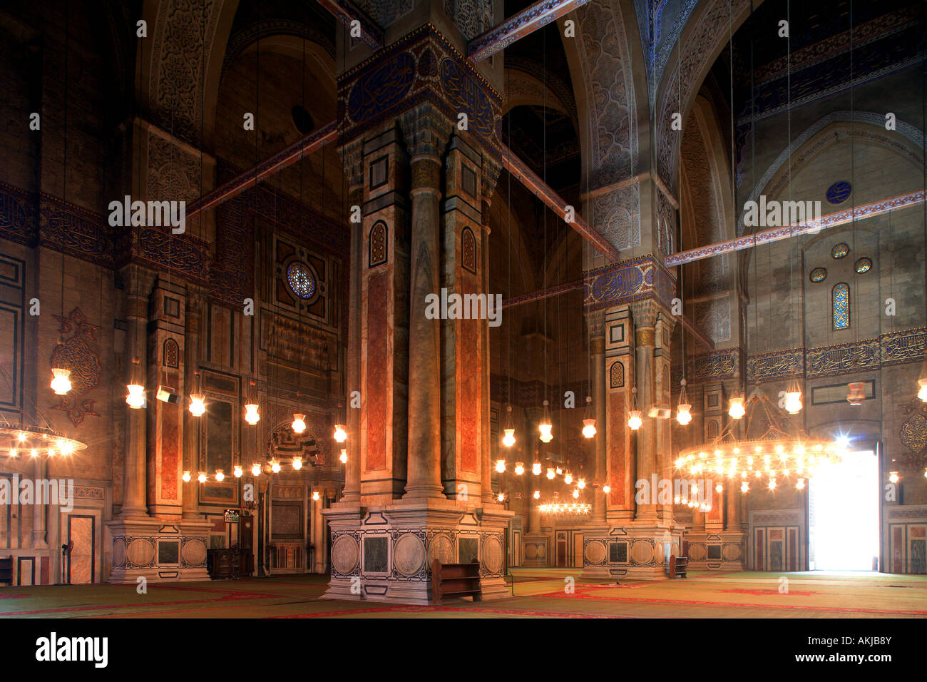 Egypt, Cairo, downtown, El Rifaï mosque Stock Photo - Alamy