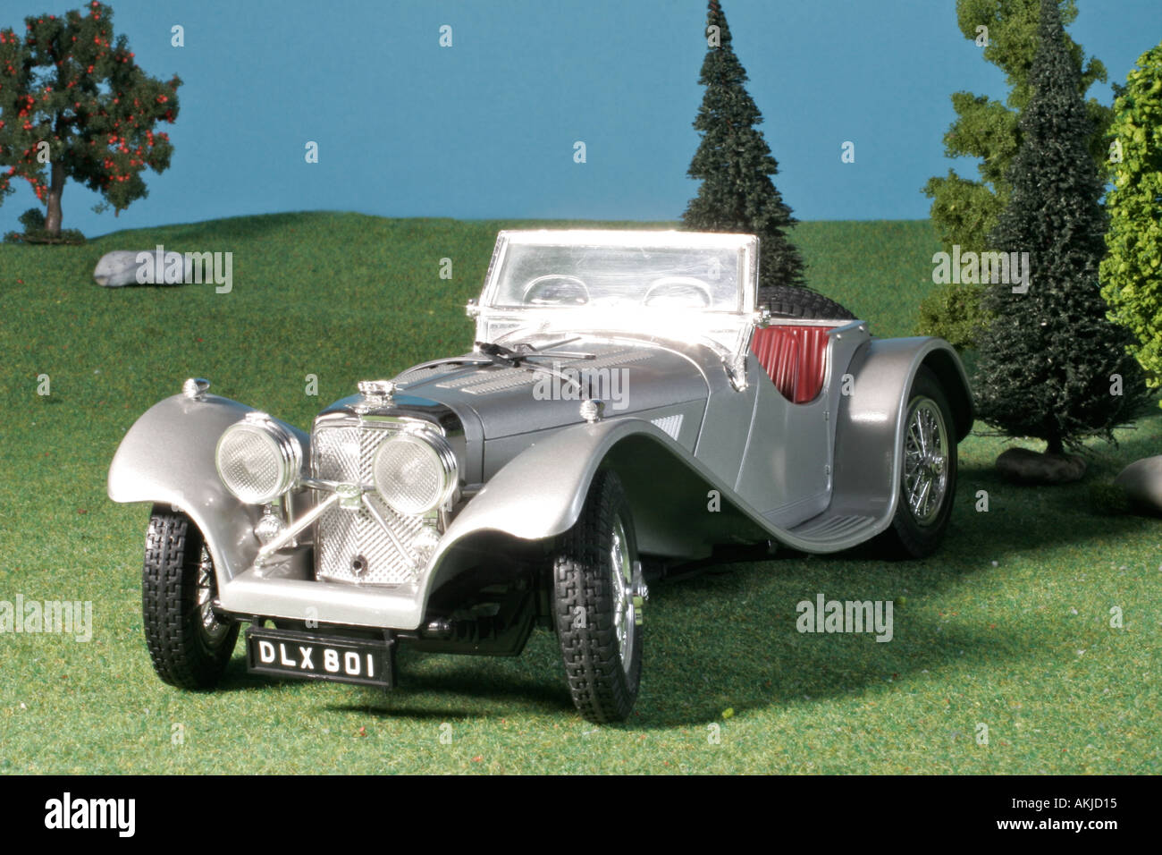 Oldtimer Car model Jaguar SS 100 1937 Stock Photo - Alamy