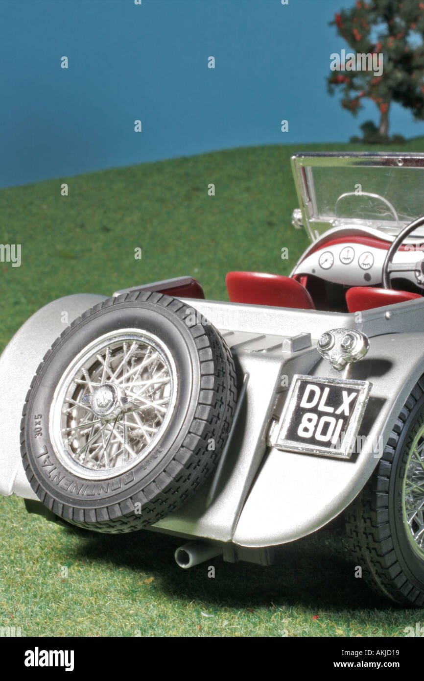 Oldtimer Car model Jaguar SS 100 1937 Stock Photo - Alamy