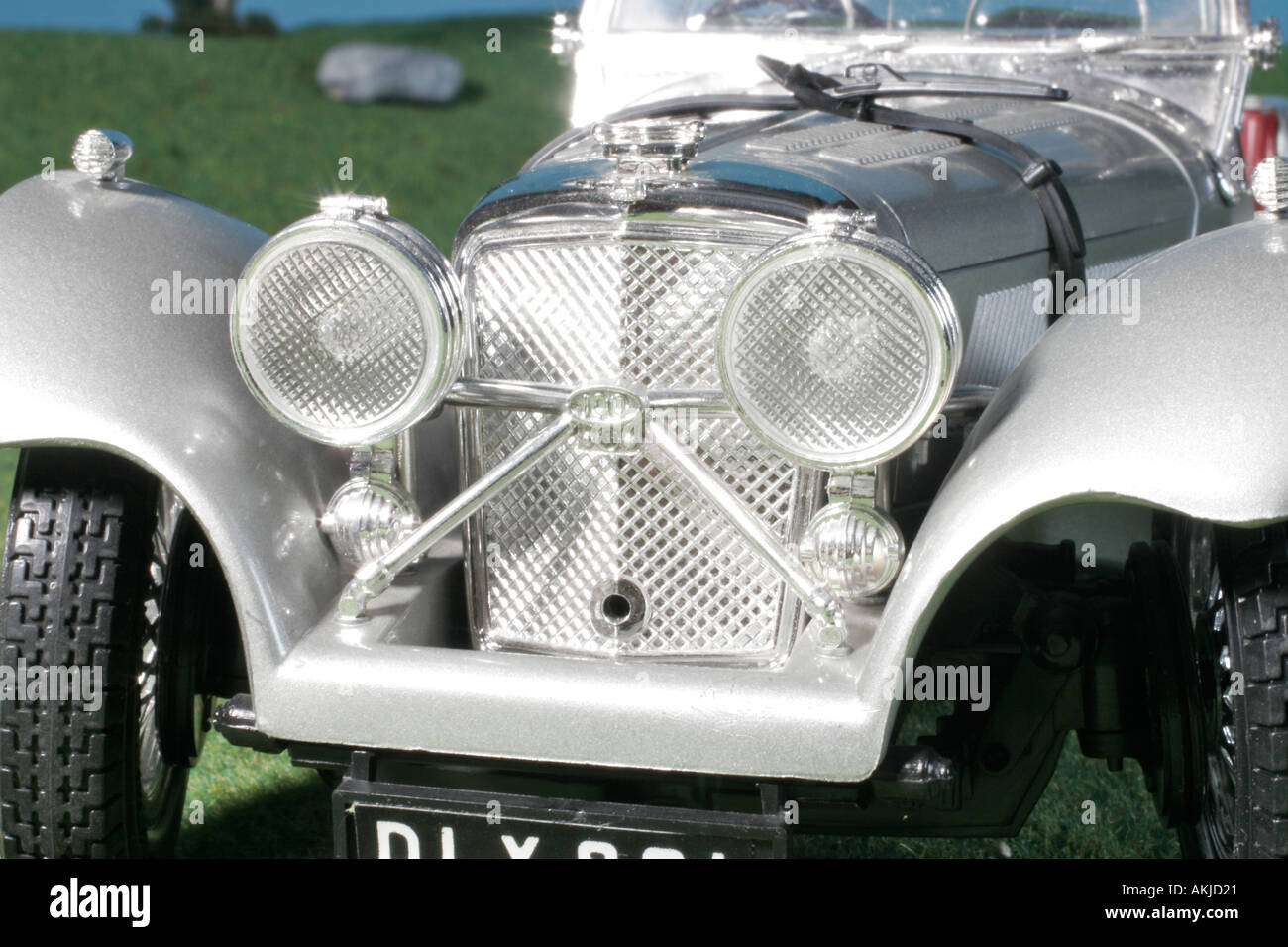 Oldtimer Car model Jaguar SS 100 1937 Stock Photo - Alamy