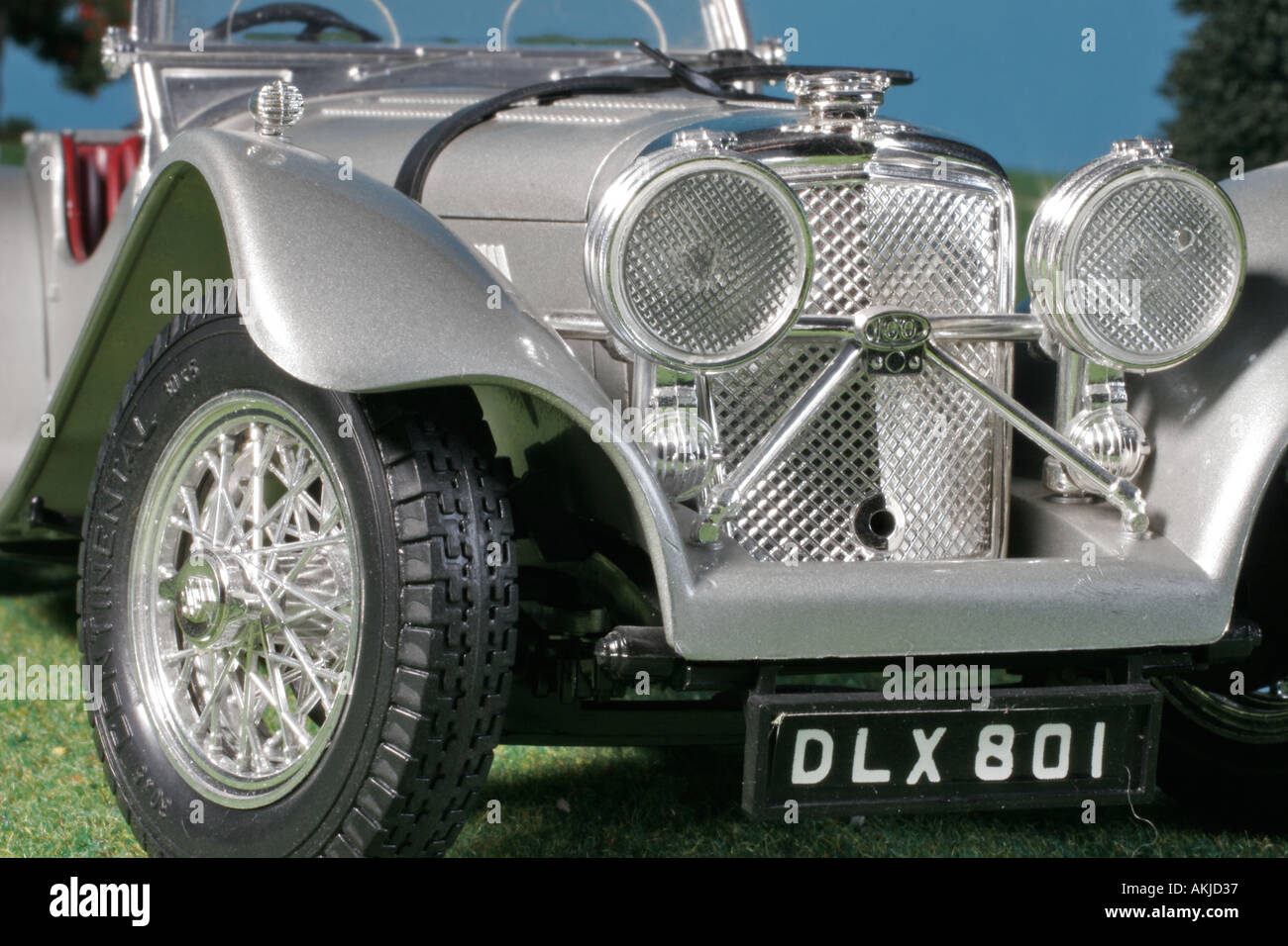 Oldtimer Car model Jaguar SS 100 1937 Stock Photo - Alamy