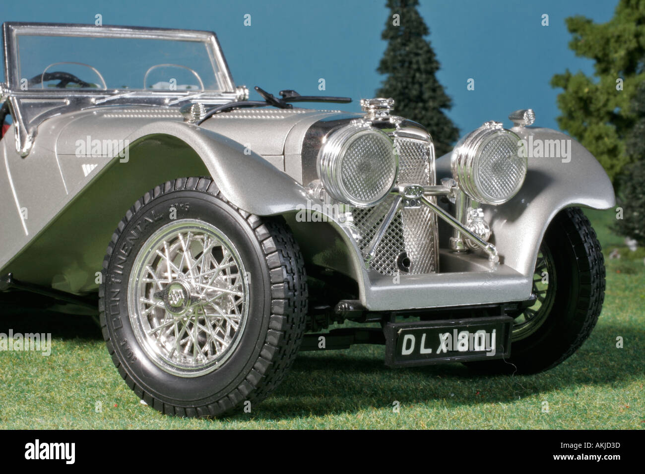 Oldtimer Car model Jaguar SS 100 1937 Stock Photo - Alamy