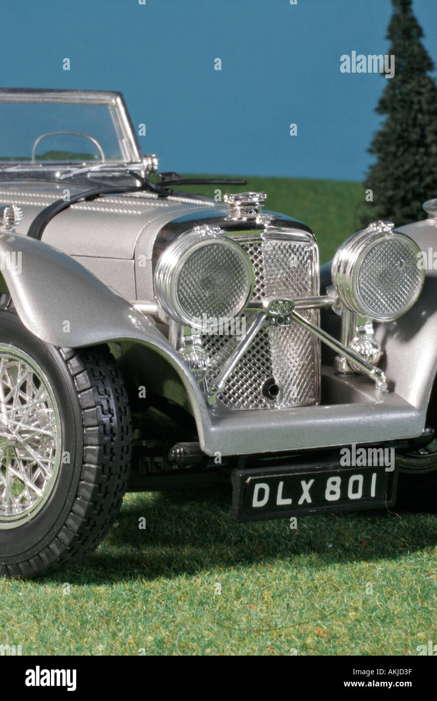 Oldtimer Car model Jaguar SS 100 1937 Stock Photo - Alamy
