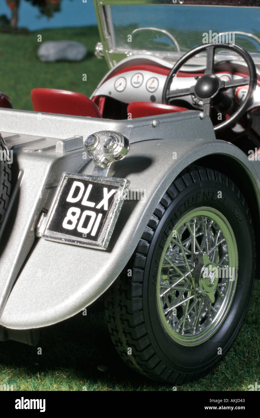 Oldtimer Car model Jaguar SS 100 1937 Stock Photo - Alamy